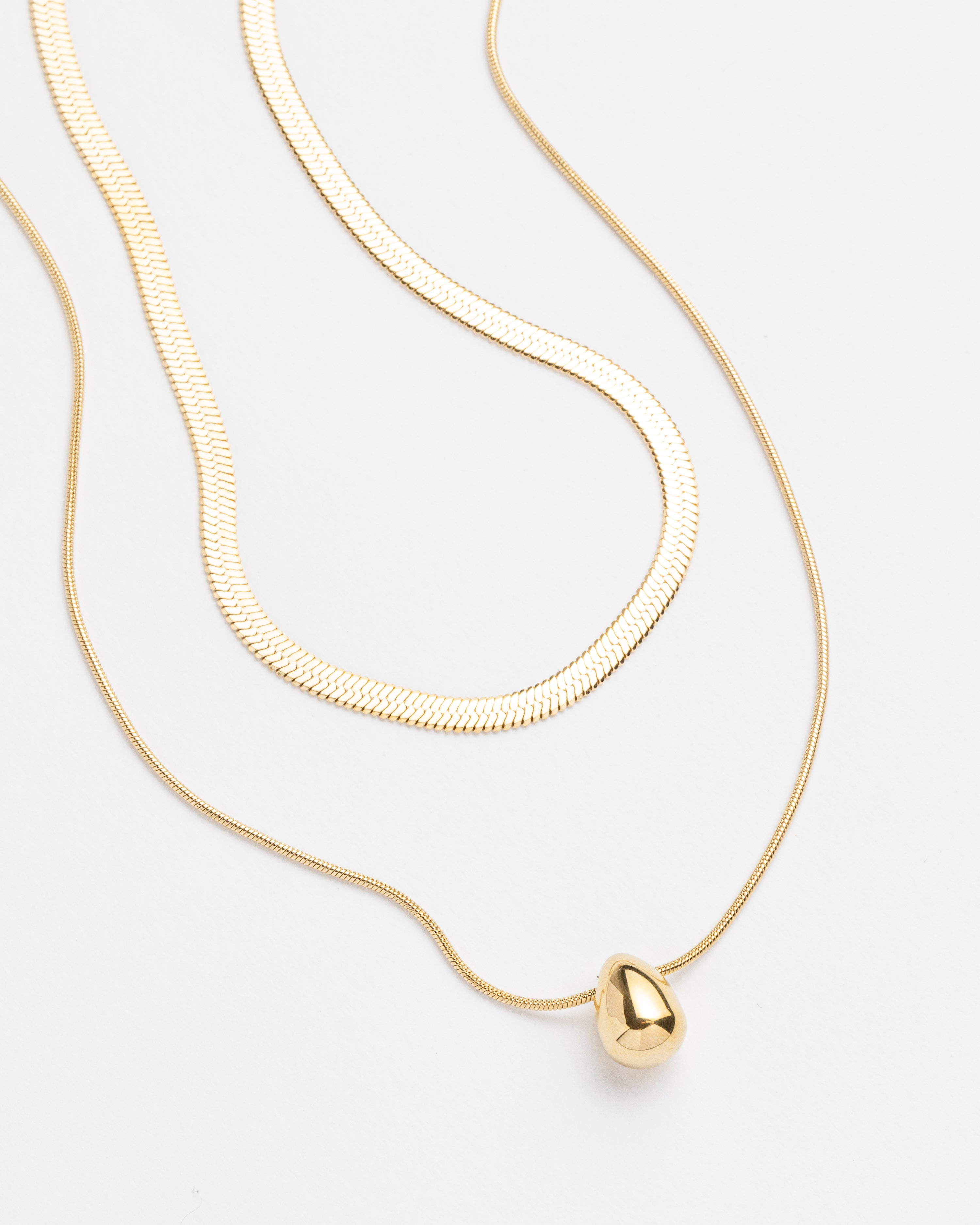 Golden Oval Harmony Chain | Handmade Jewelry | Cara O Sello Brand